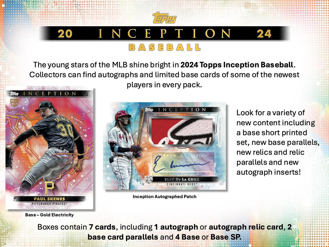 2024 Topps Inception Baseball Hobby 8 Box Case