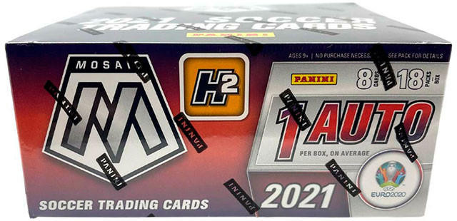 2020/21 Panini Mosaic UEFA Euro Soccer H2 Box