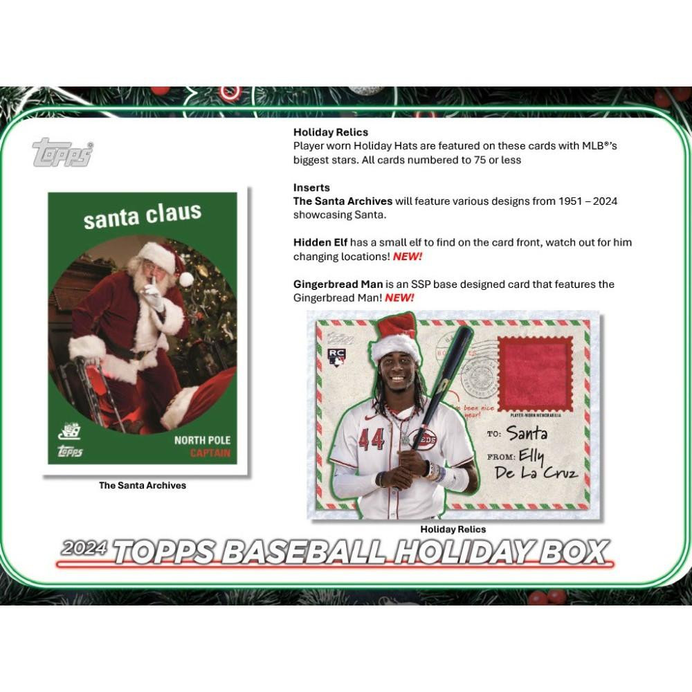 2024 Topps Holiday Baseball Mega Box