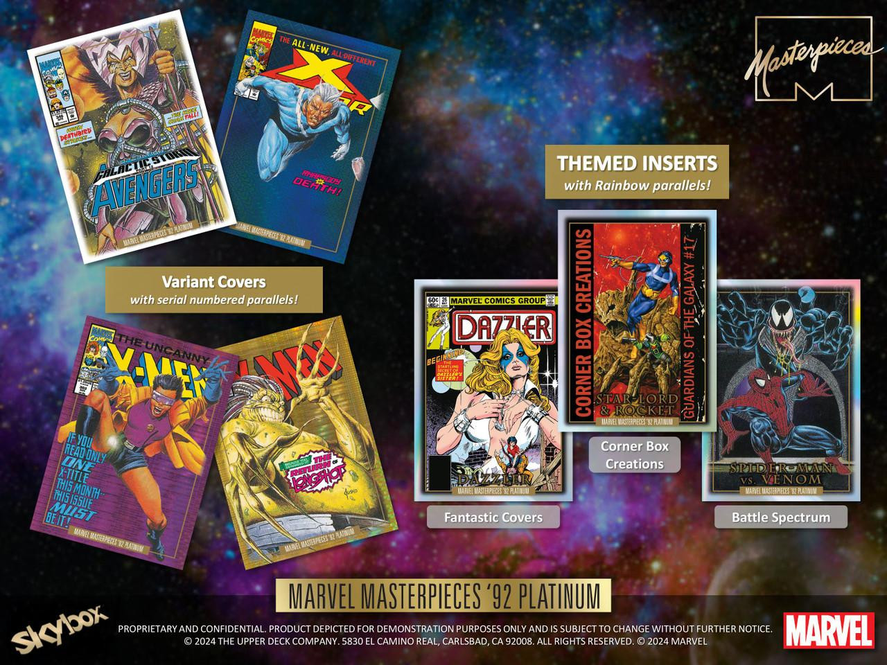 2024 Upper Deck Marvel Masterpieces ‘92 Platinum Hobby Box