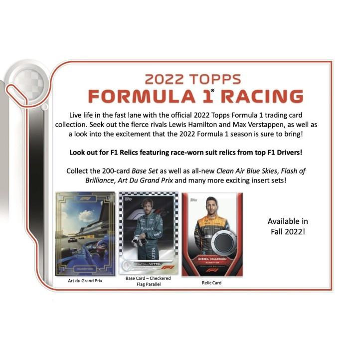 2022 Topps Formula 1 Racing Blaster Box