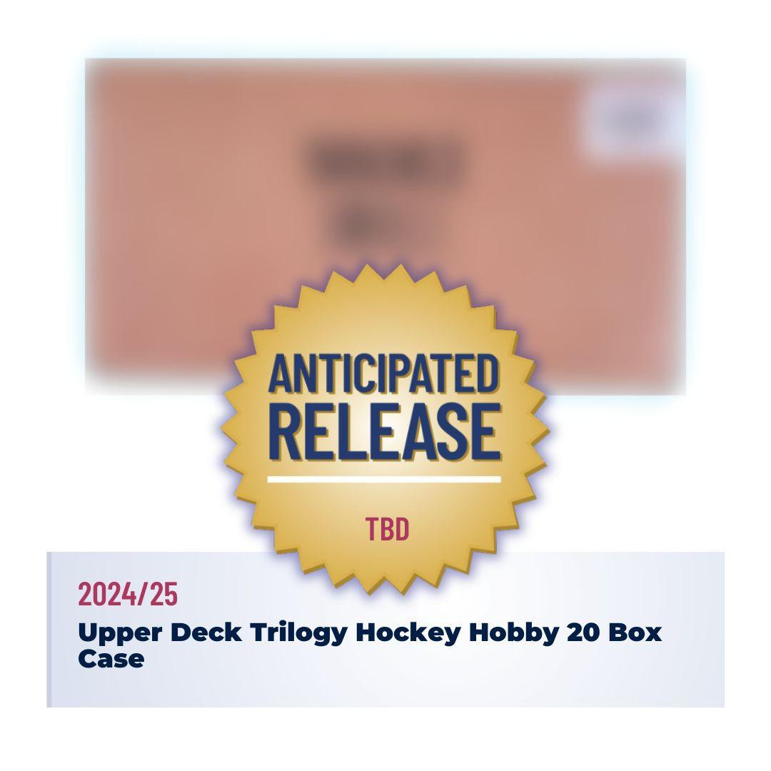 2024/25 Upper Deck Trilogy Hockey Hobby 20 Box Case