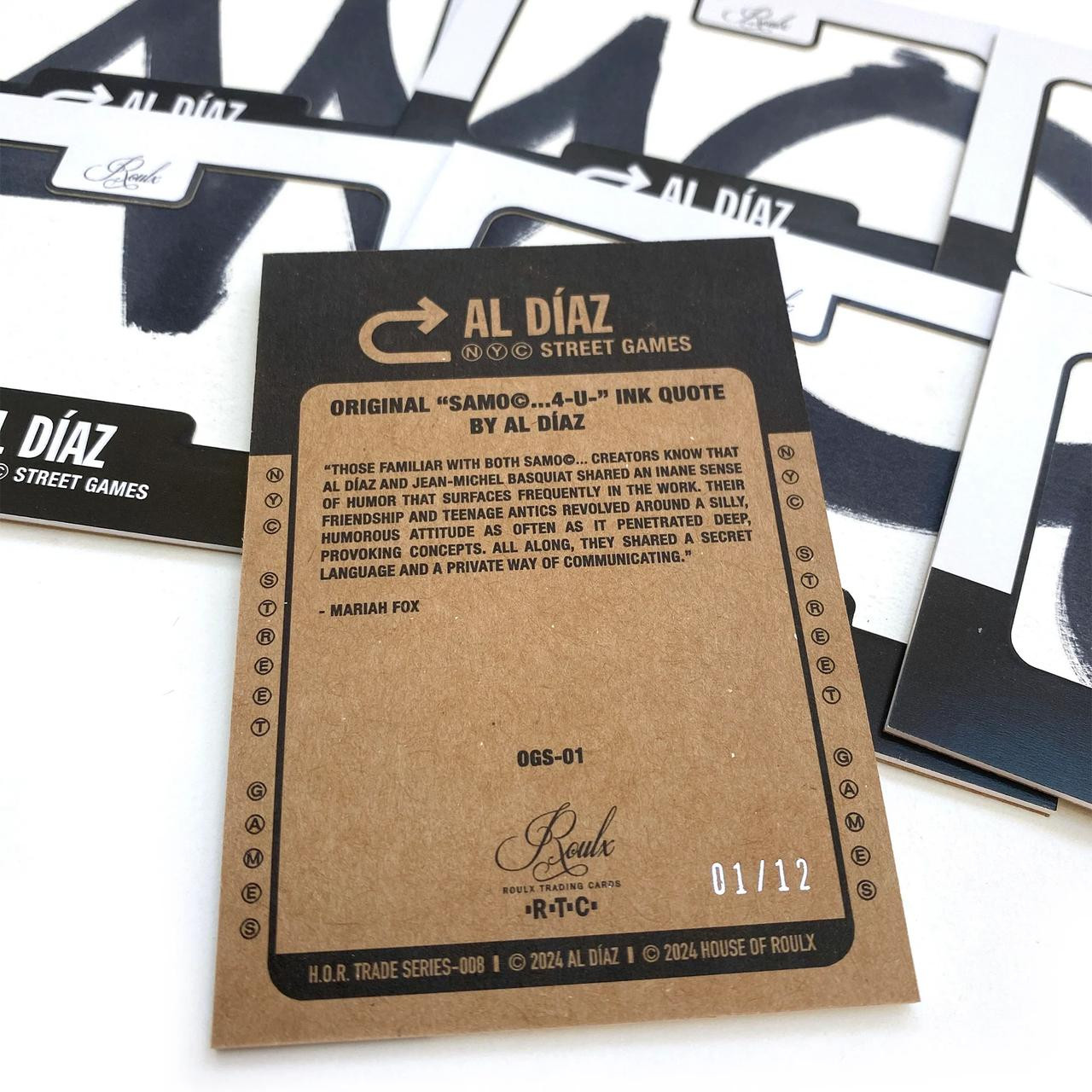 Al Diaz "NYC STREET GAMES" Artist Trading Cards Hobby Box