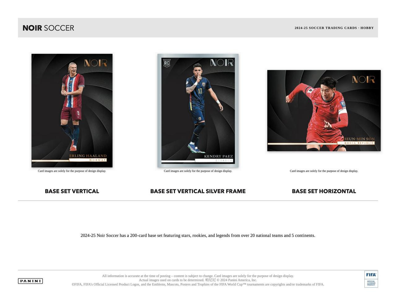 2024/25 Panini Noir Soccer Hobby Box