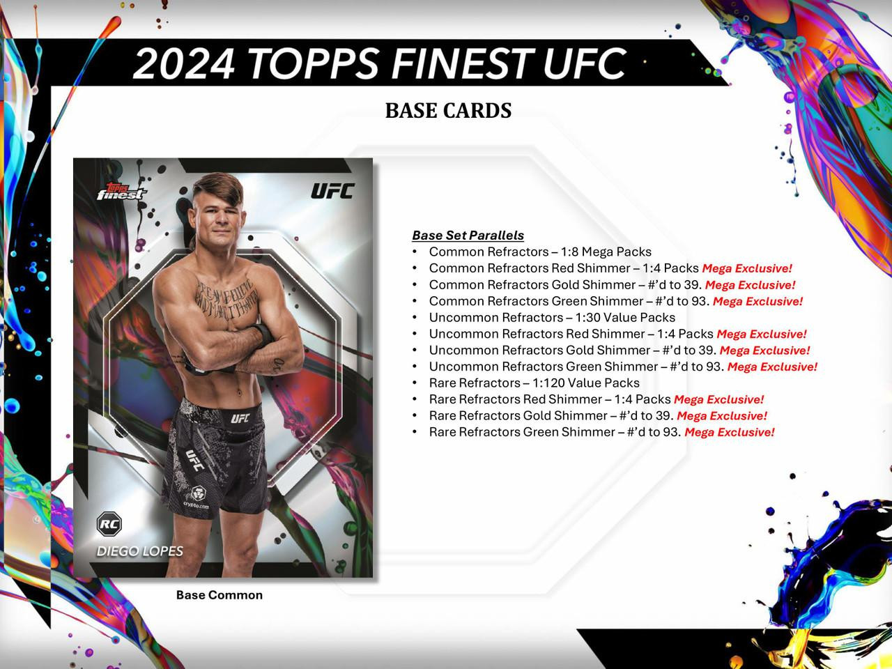 2024 Topps Finest UFC Retail Mega Box