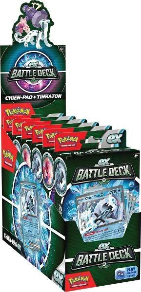 Pokemon EX Battle Deck: Chien-Pao EX & Tinkaton EX Deck Box Display