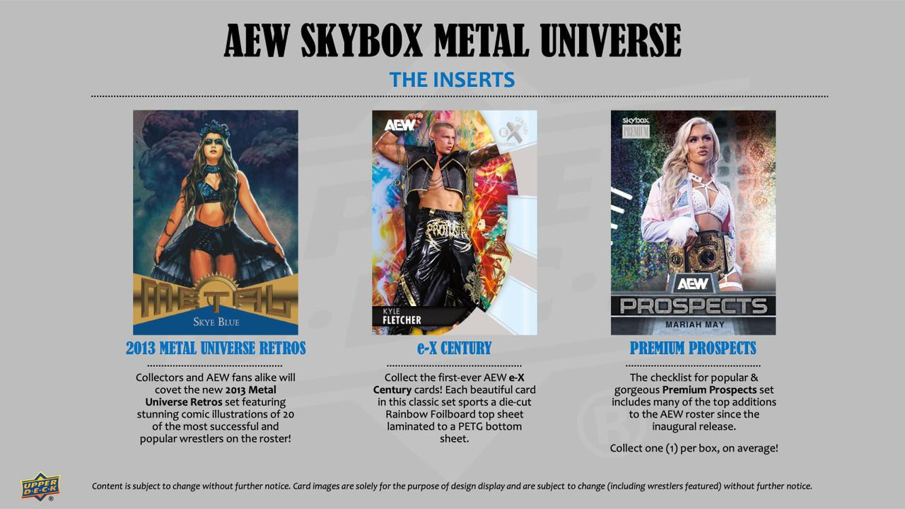 2025 Upper Deck AEW Skybox Metal Universe Blaster Box