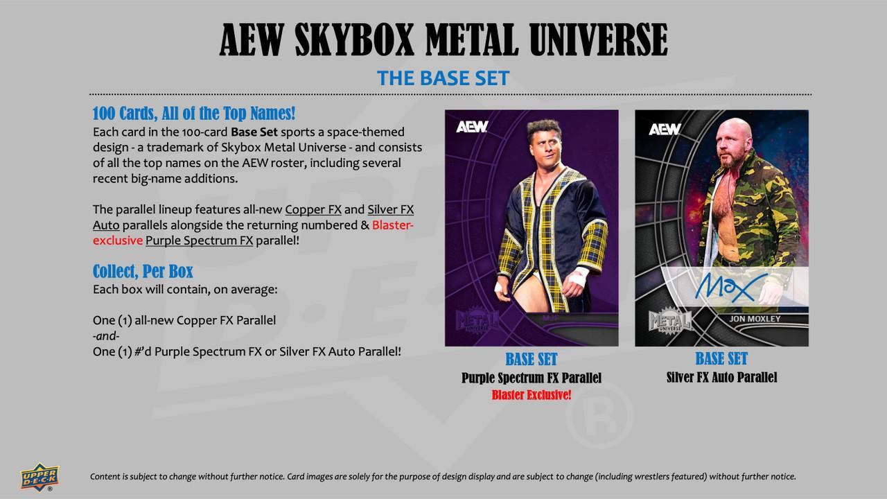 2025 Upper Deck AEW Skybox Metal Universe Blaster Box