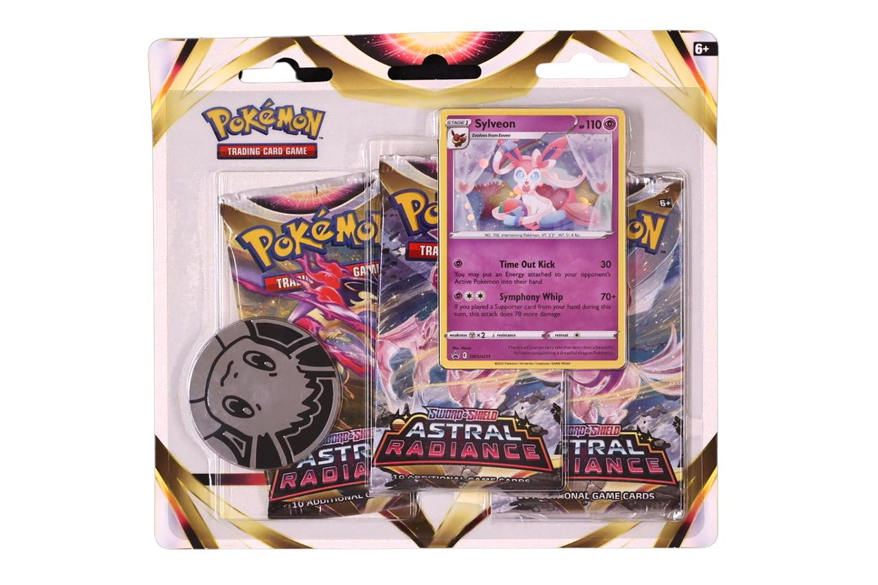 Pokemon Sword & Shield Astral Radiance 3-Booster Pack Blister