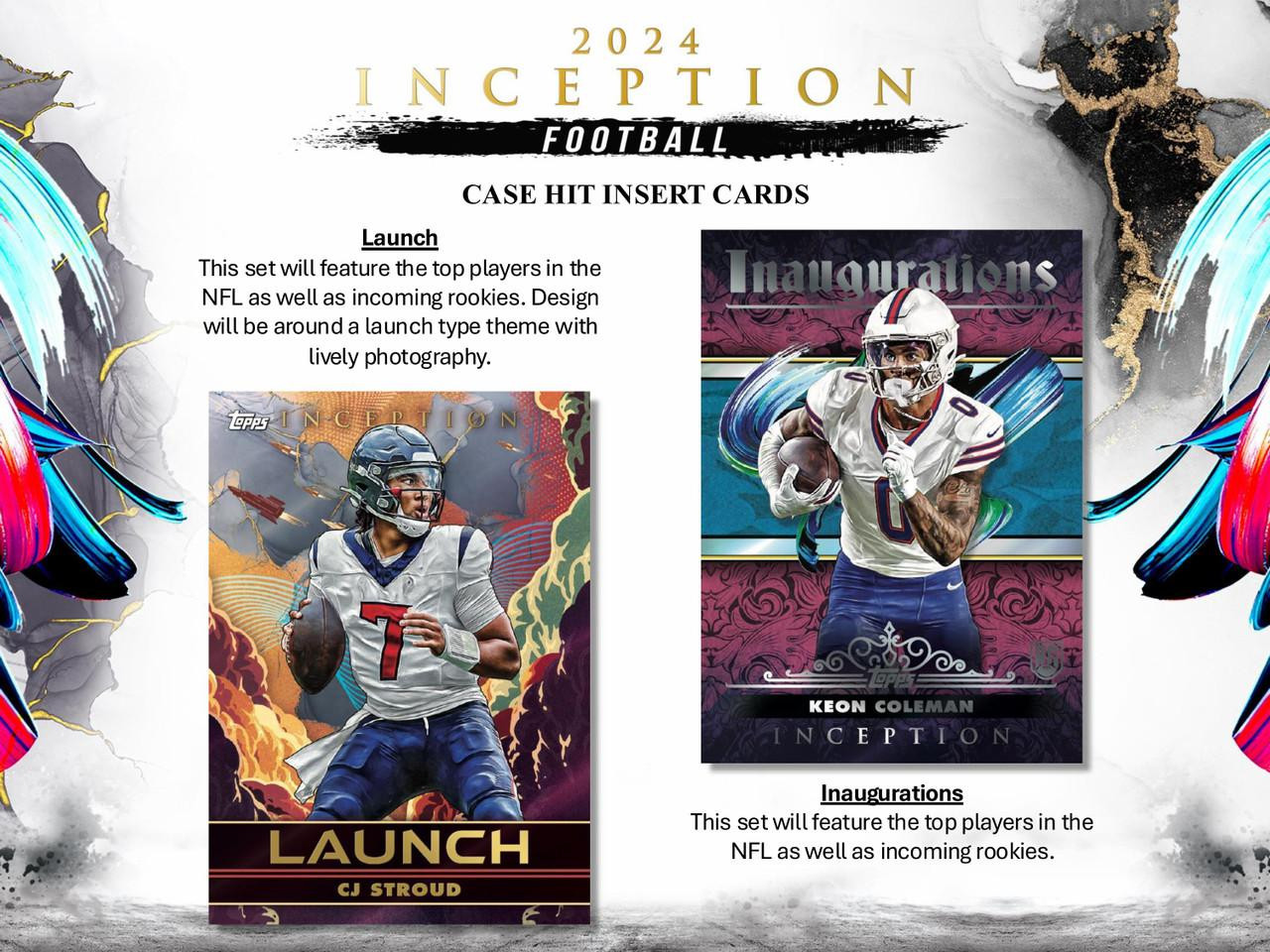 2024 Topps Inception Football Hobby Box