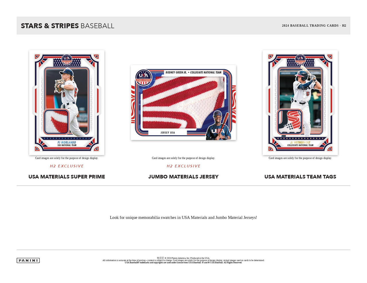 2024 Panini Stars and Stripes Baseball H2 Hybrid Box