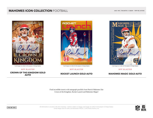 2025 Panini Mahomes Icon Collection Football NPP Blaster Box