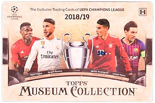 2018/19 Topps UEFA Champions League Museum Collection Soccer Hobby Box