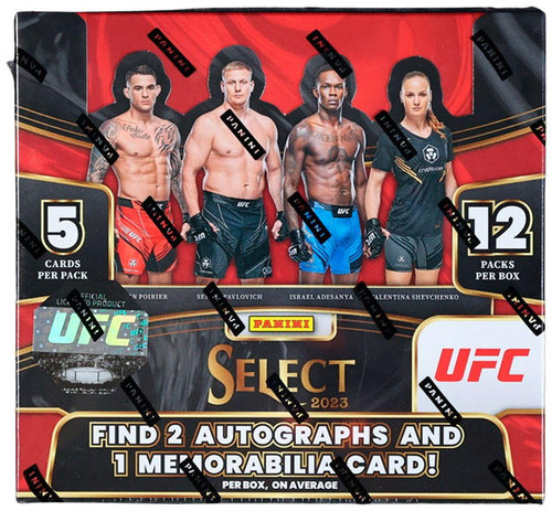 2023 Panini Select UFC Hobby 12 Box Case