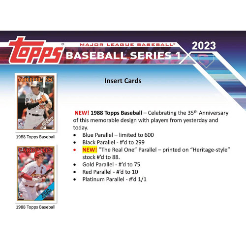2023 Topps Series 1 Baseball Retail Box