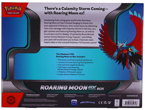Pokemon Roaring Moon/Iron Valiant EX Box
