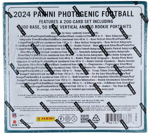 2024 Panini Photogenic Football Hobby Box
