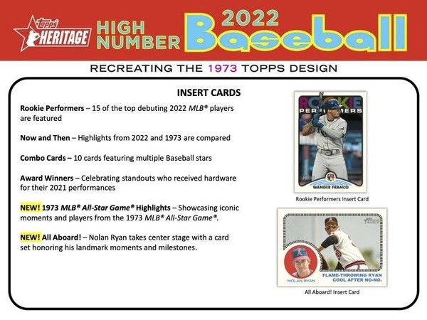 2022 Topps Heritage High Number Baseball Hobby Box