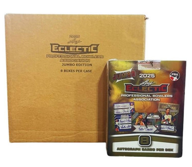 2025 Leaf Eclectic PBA Jumbo 8 Box Case