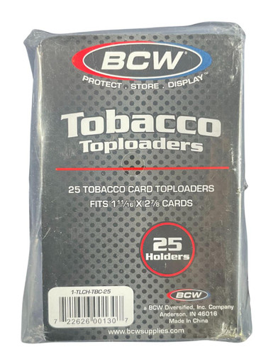 Tobacco Card Topload Holder Pack