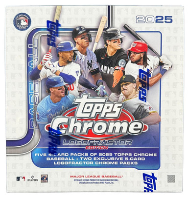 2025 Topps Chrome Baseball Logofractor Edition Box