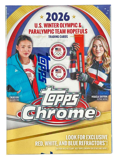 2026 Topps Chrome US Winter Olympics & Paralympic Team Hopefuls Blaster Box
