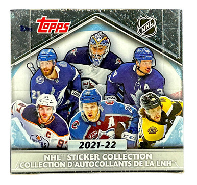 2021/22 Topps NHL Sticker Collection Hockey Box