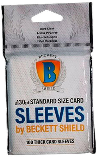 Beckett Shield 130 Point Thick Card Sleeves