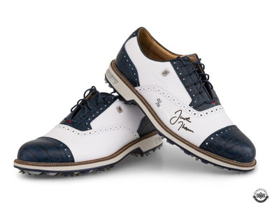 Justin Thomas Autographed Footjoy Premiere Series Tarlow White/Navy ...