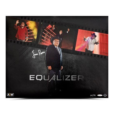 Jim Ross Autographed "Equalizer" 20x16 - Midwest Cards