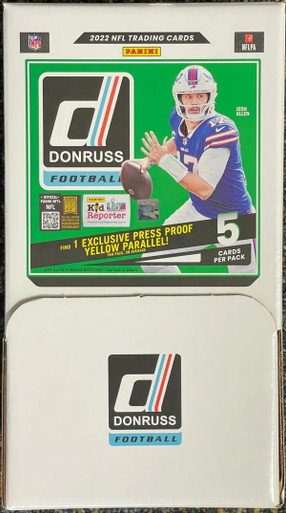 2022 Panini Donruss Football Gravity Feed Box