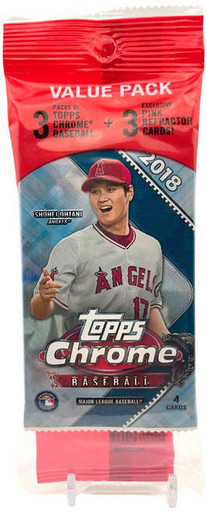 2018 Topps Chrome Baseball Value Rack Pack