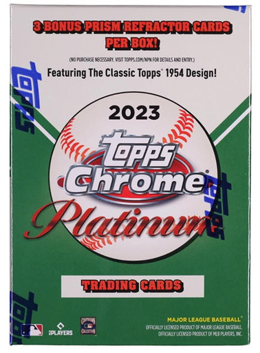 2023 Topps Chrome Platinum Anniversary Baseball Blaster Box