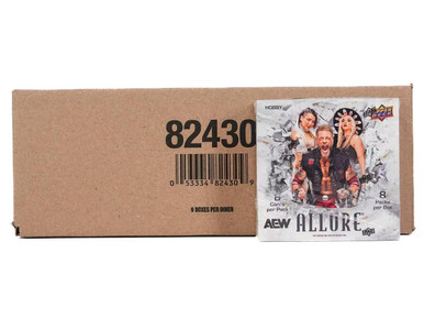 2024 Upper Deck All Elite Wrestling AEW Allure Hobby 9 Box Case