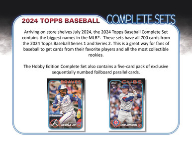 2024 Topps Complete Baseball Factory Hobby Set