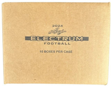 2024 Leaf Electrum Football Hobby 10 Box Case