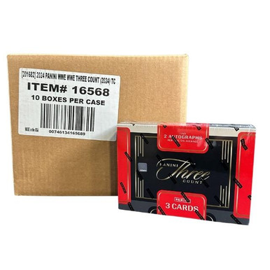 2024 Panini Three Count WWE Wrestling Hobby 10 Box Case
