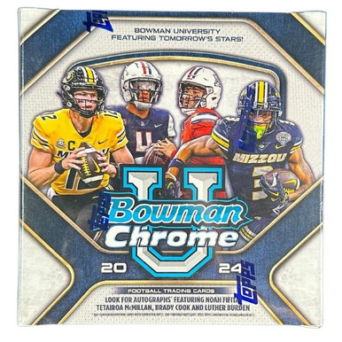 2024 Bowman University Chrome Football Monster Box