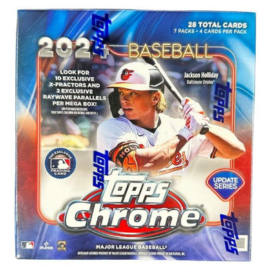2024 Topps Chrome Update Series Baseball Mega Box