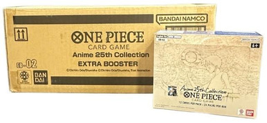 One Piece TCG: Anime 25th Collection Extra Booster 12 Box Case