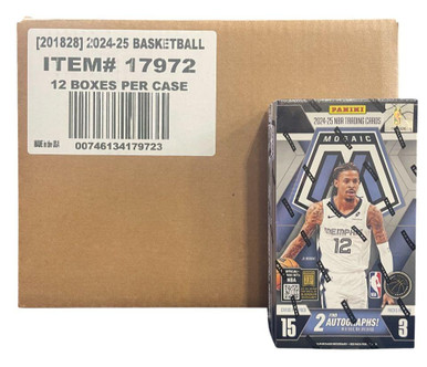 2024/25 Panini Mosaic Basketball Hobby 12 Box Case