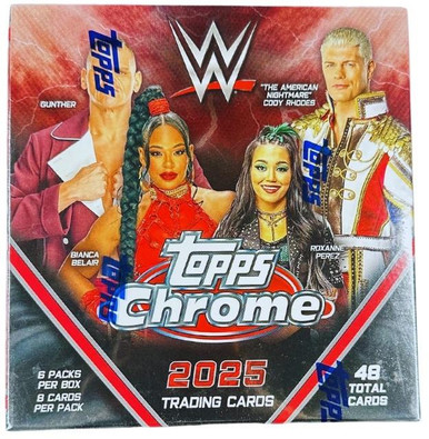2025 Topps WWE Chrome Retail Mega Box