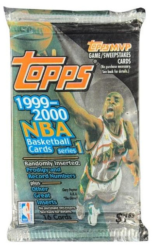 1999/00 Topps Series 1 Basketball Retail Pack