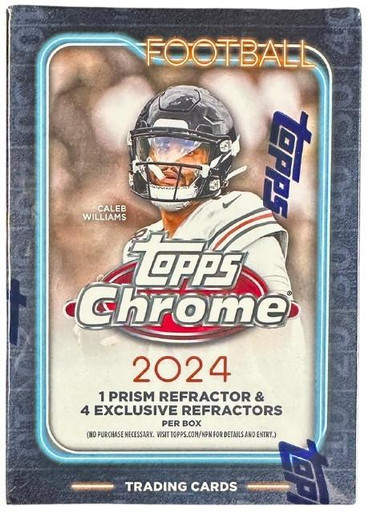 2024 Topps Chrome Football Hobby Blaster Box