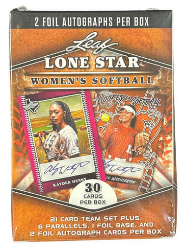 2024 Leaf Lone Star Women's Softball Blaster Box