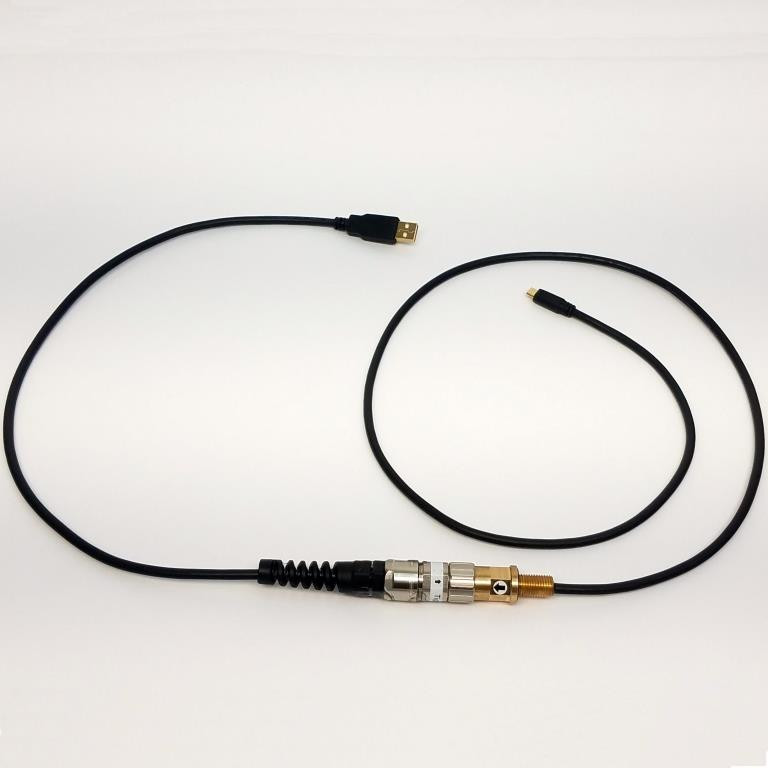 Underwater 7/16-20 UNF Male USB 2.0 Bulkhead Connector