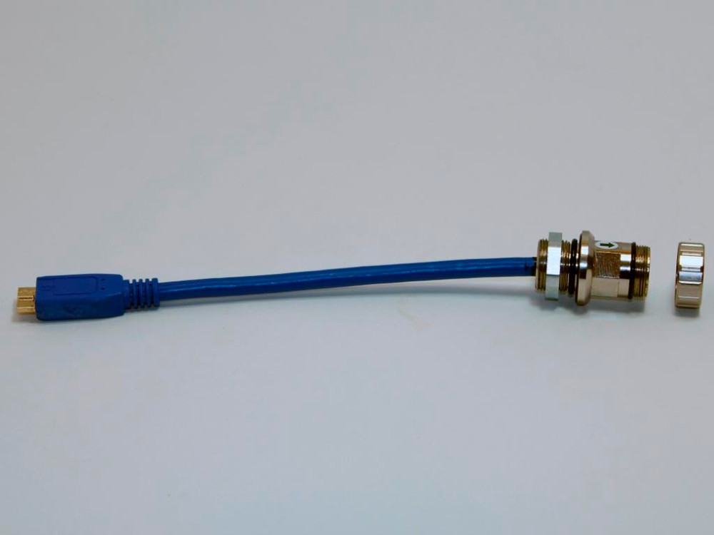Underwater Superspeed Usb 30 Micro B Bulkhead Connector M16