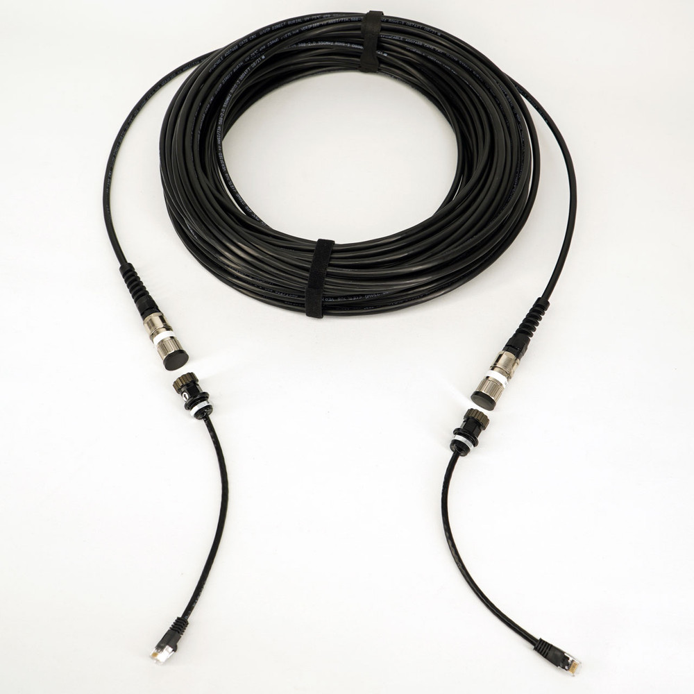 Uwater Lan Ethernet Cat6 Bulkhead Connector For 16mm Port