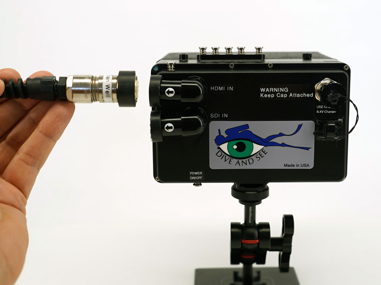 Dnc 5c 4k 60hz Uwater Video Monitor With Hdmi And Sdi Inputs