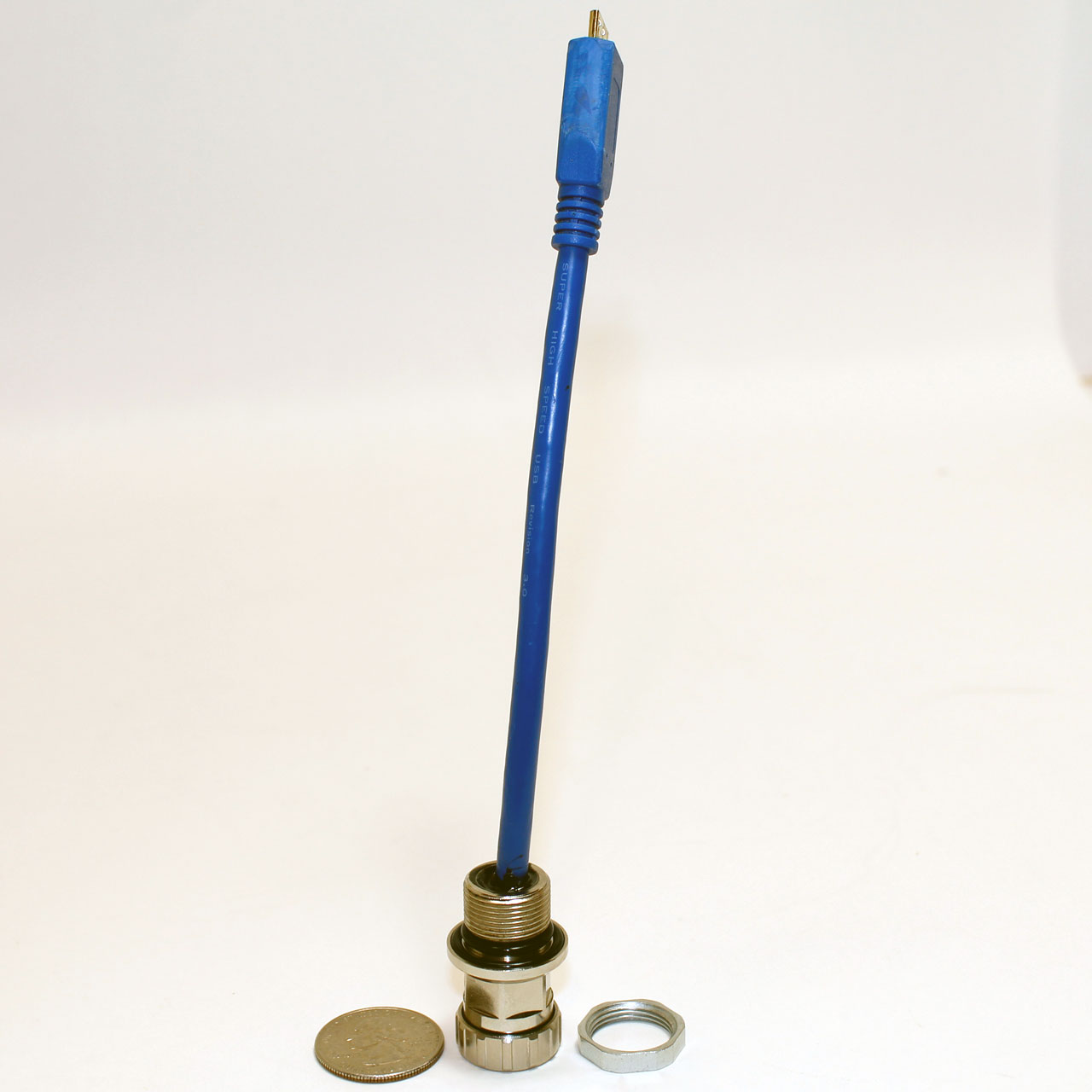 DNC-2043: Underwater Superspeed USB 3.0 Micro B Bulkhead Connector for ...